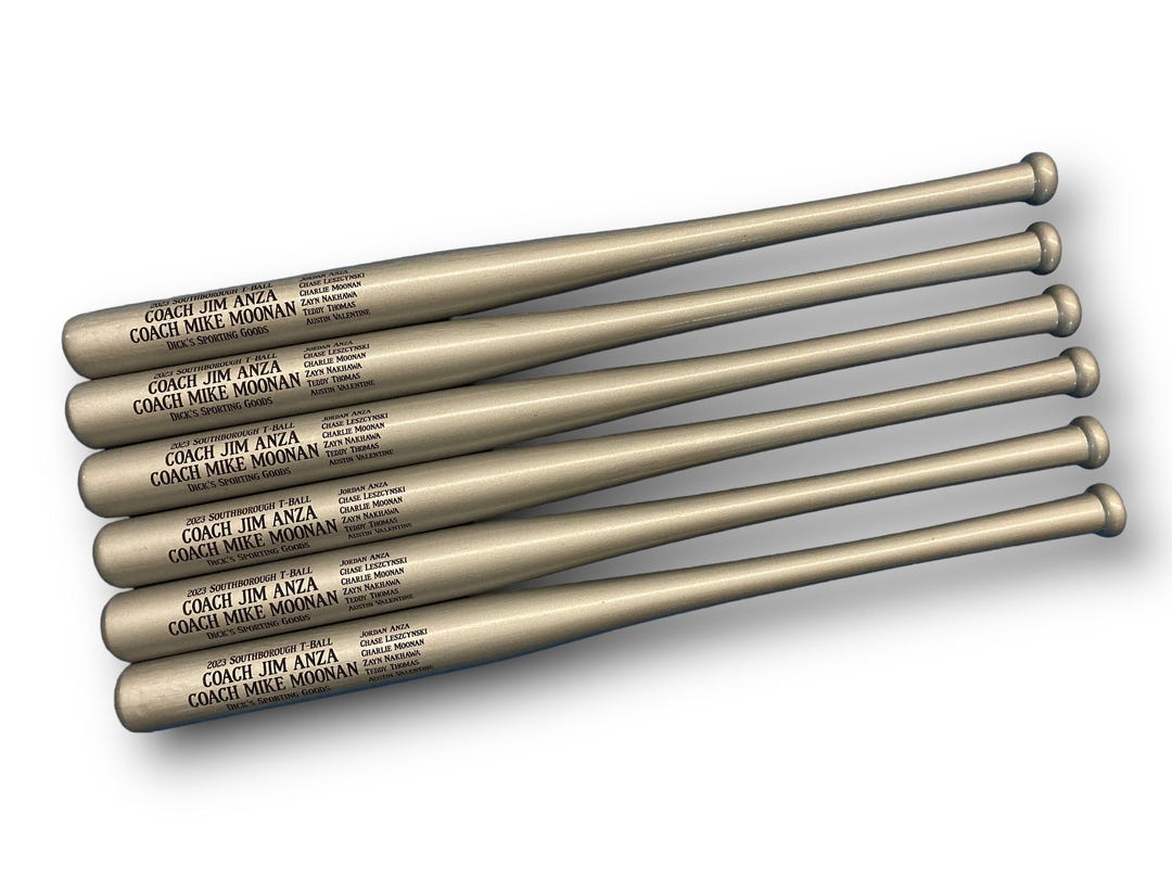 18" Personalized Baseball Bat Custom Baseball Bat Engraved Bat Engraved ...