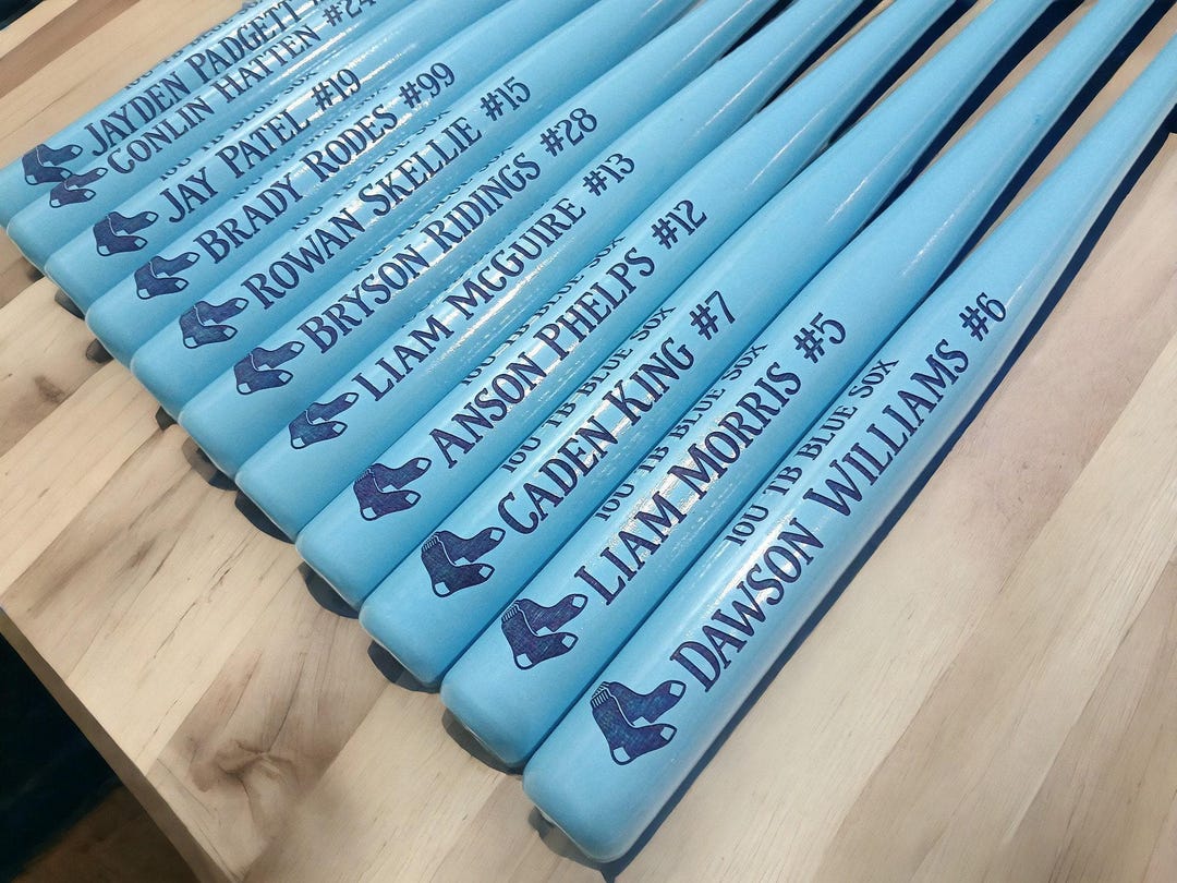 18" Personalized Baseball Bat Custom Baseball Bat Engraved Bat Engraved ...