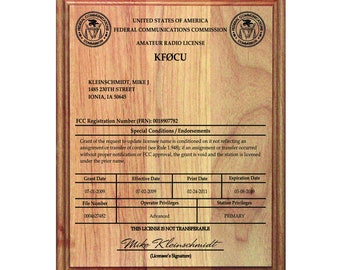 Ham Radio Call Sign - Etsy