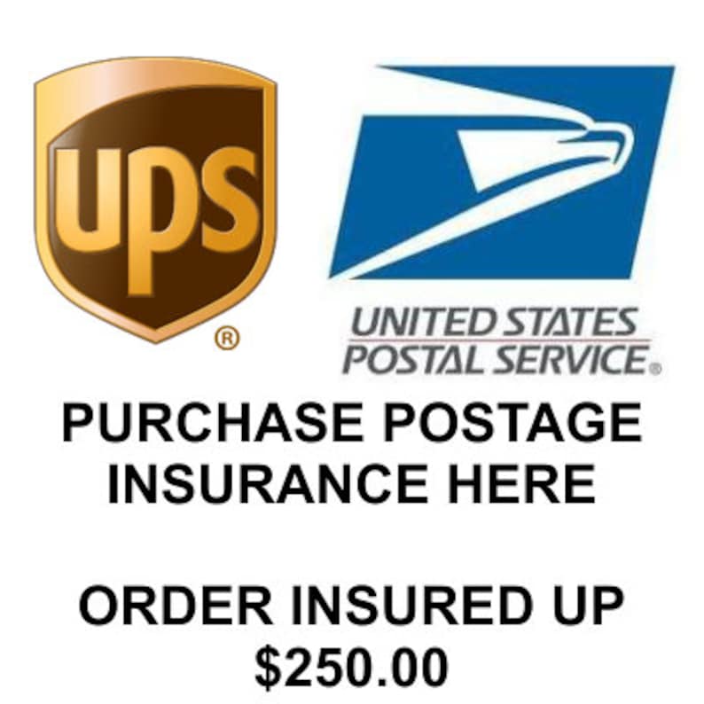 USPS UPS Postage Insurance - Etsy