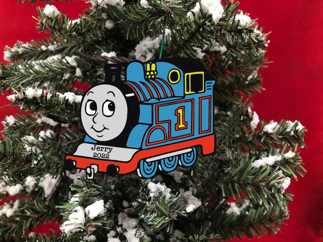 Thomas the Train Christmas Ornament Personalized Ornament Kids Ornament ...