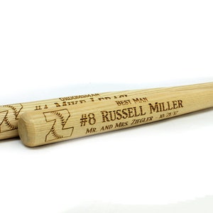 18" Mini Baseball Bat Little League Personalized Baseball Bat Baseball ...