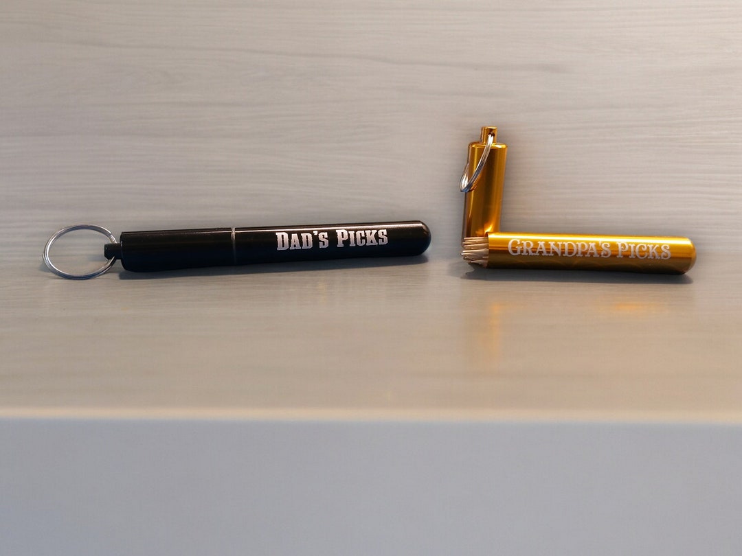 Personalized Father's Day Gift Tooth Pick Holder Sewing Needle Holder ...