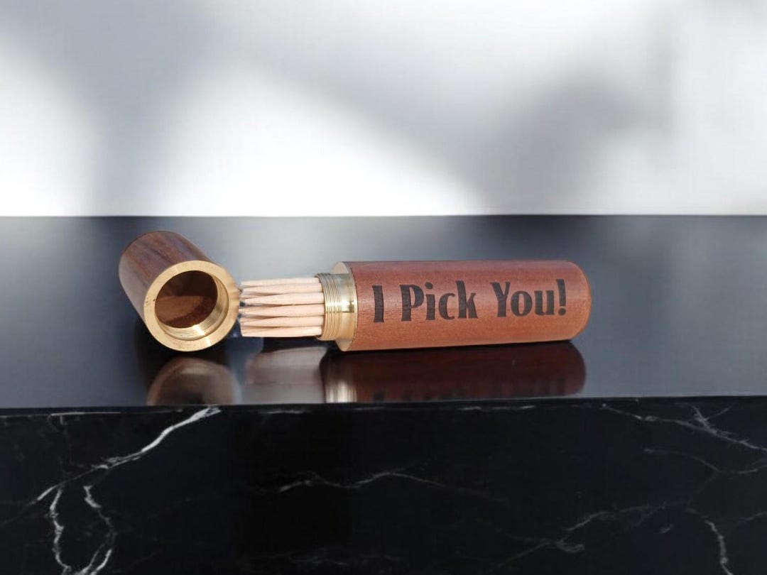 Personalized Father's Day Gift Tooth Pick Holder Sewing Needle Holder ...