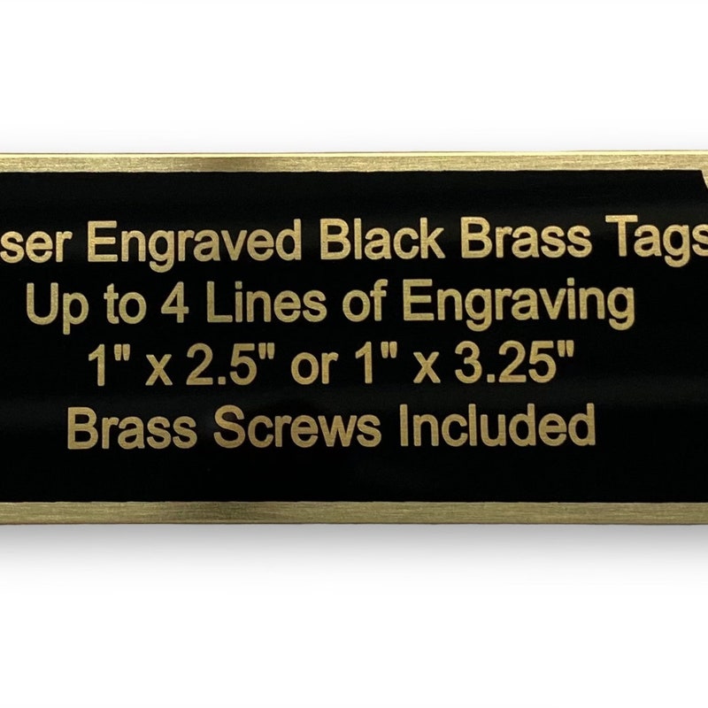 Trophy Engraving Name Plate - Etsy