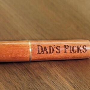 Personalized Father's Day Gift Tooth Pick Holder Sewing Needle Holder ...