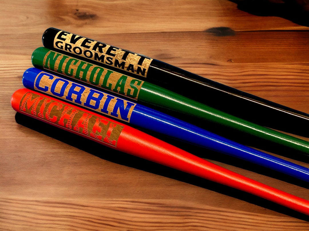 18" Personalized Baseball Bat Custom Baseball Bat Engraved Bat Engraved ...