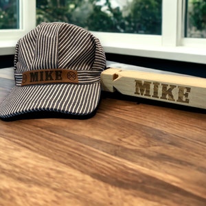 Wooden Train Whistle Personalized Hat Train Birthday Wooden Train ...