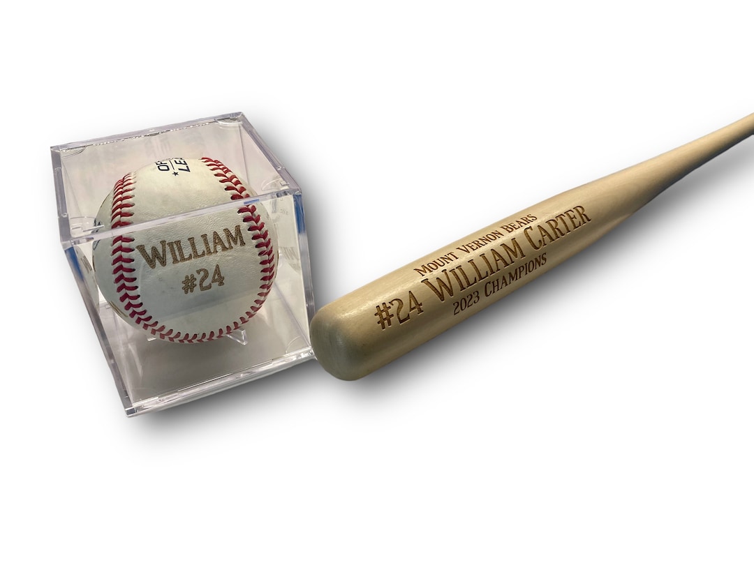 18" Personalized Baseball Bat Custom Baseball Bat Engraved Bat Engraved ...