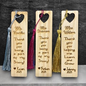 Personalized Teacher Bookmark Bookmark Gift Teacher Gift Teacher ...