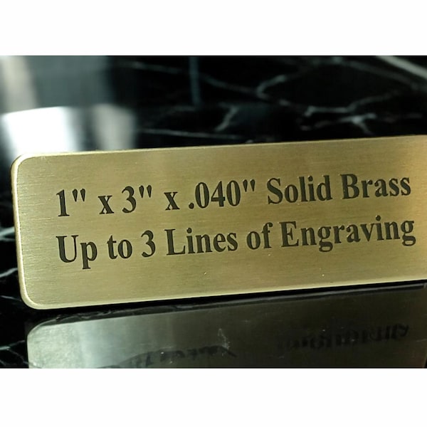 Brass Tag - Etsy