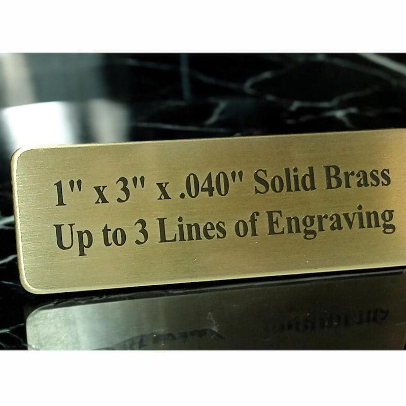 Brass Tag - Etsy