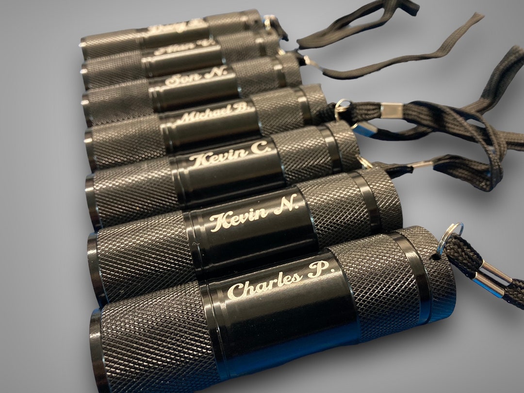 Personalized Fashlight Engraved Flashlight 3-1/2 Inch 9 Led's Keychain ...