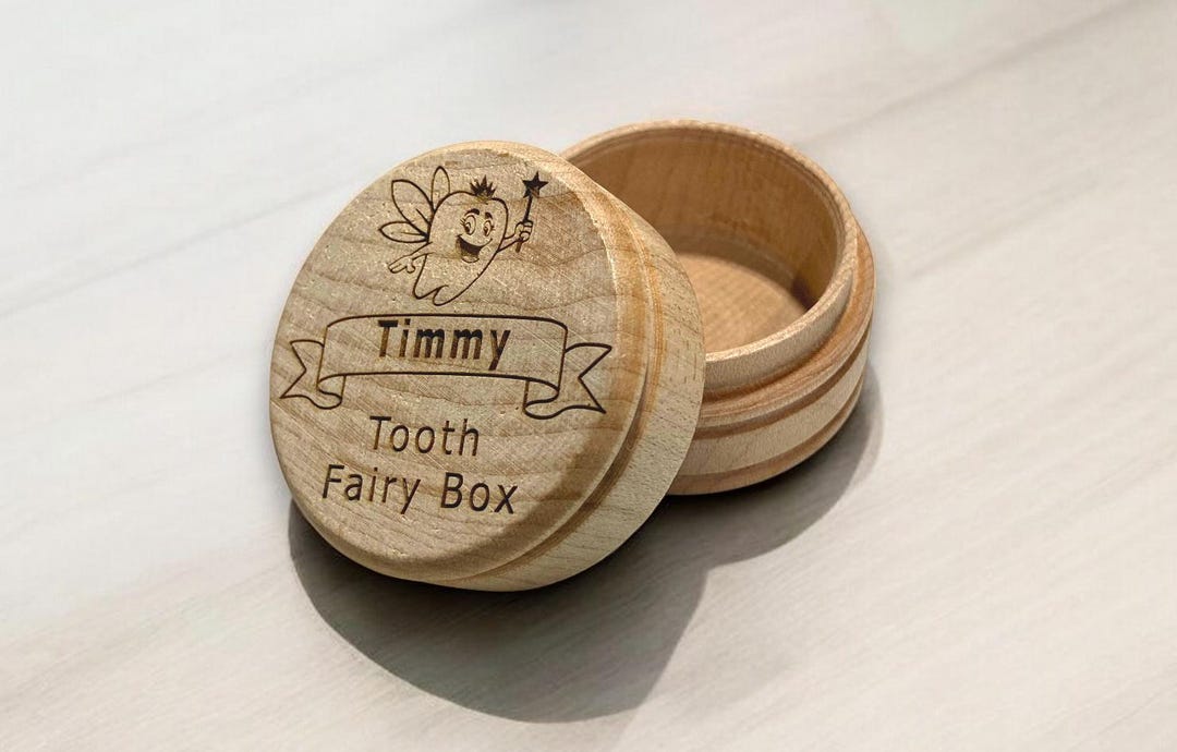Personalized Tooth Fairy Box Custom Tooth Fairy Box Laser Engraved ...