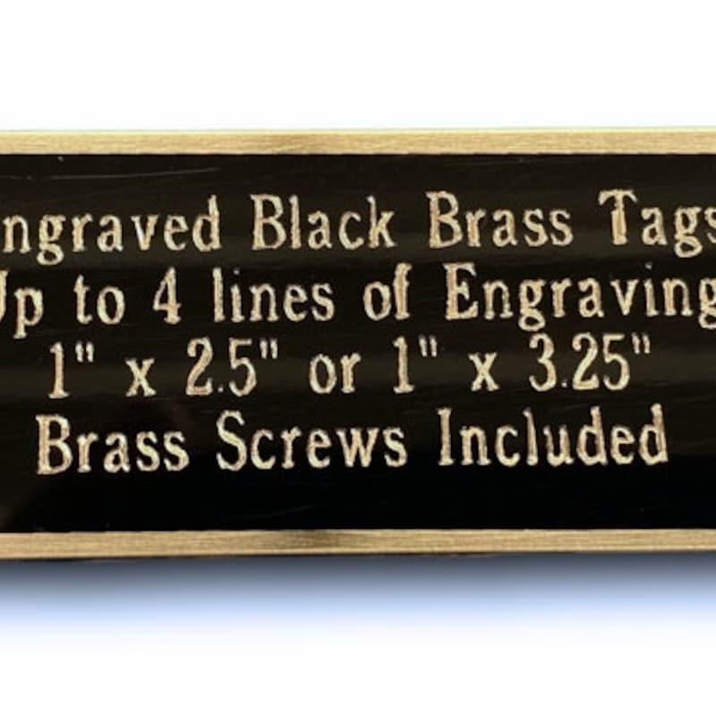 Trophy Engraving Name Plate - Etsy