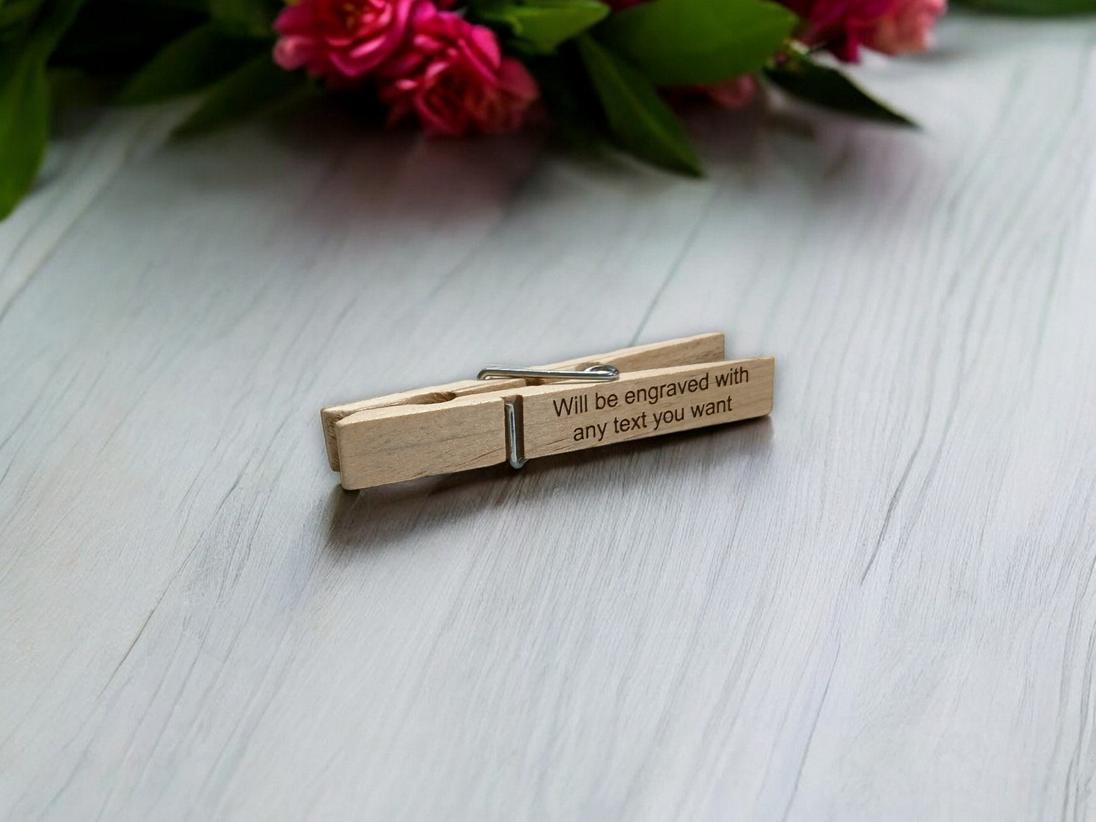 Personalized Clothes Pin Wooden Clothes Pin Table Decor Party Favor ...