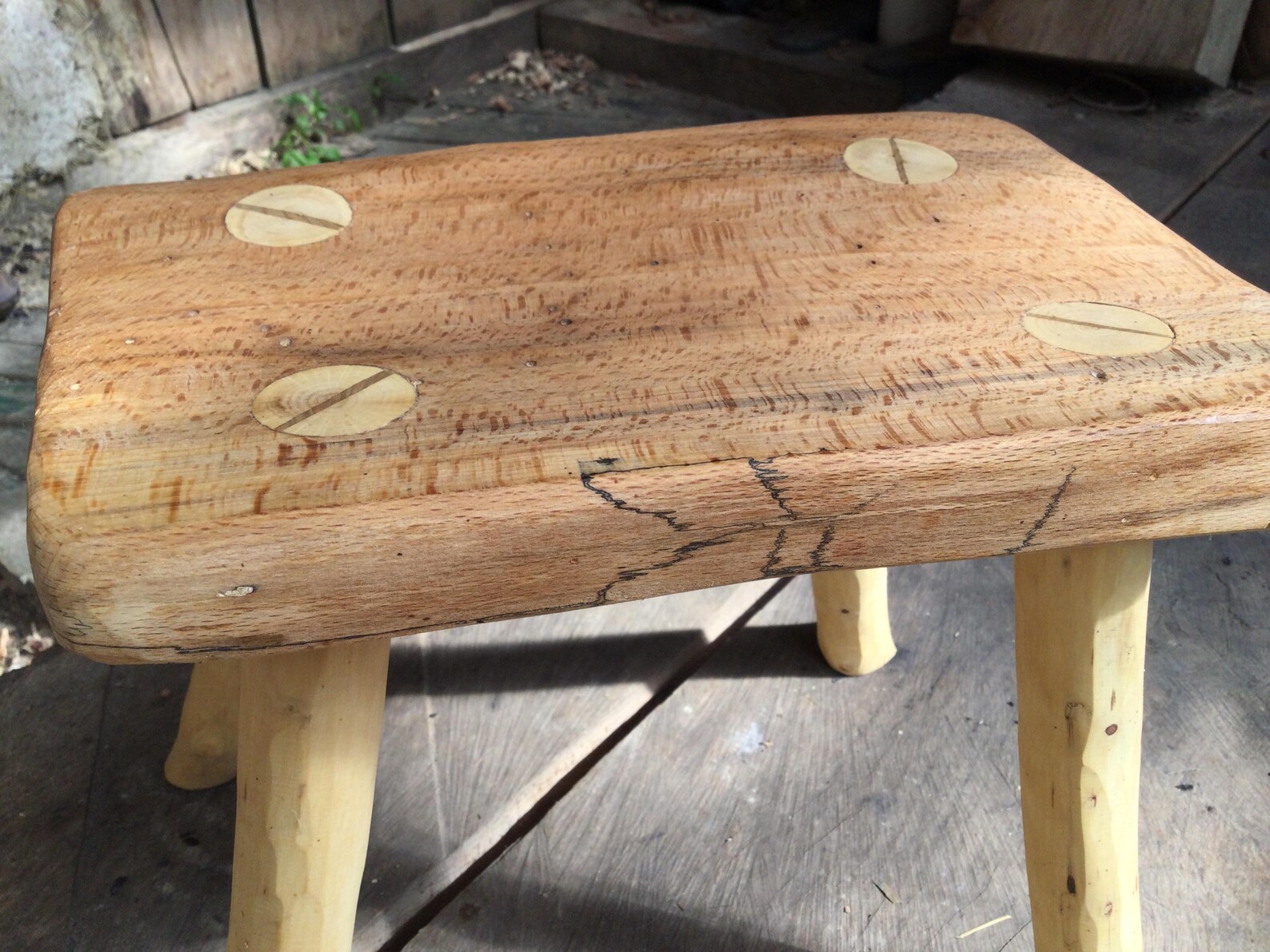 Mini Stool,naiv Stool,primitive Stool, Rustic Design Furniture, Brut ...