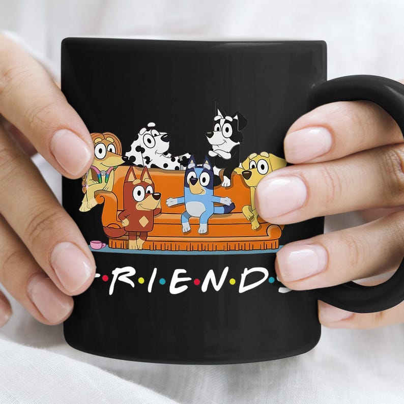 Bluey Mug, Bluey and Friends Mug, Bluey Family Mug, Funny Bluey Mug ...