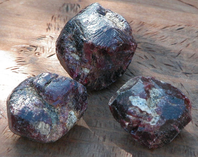 Natural Raw Almandine Garnet Gemstone . Large . for Protection, Healing ...
