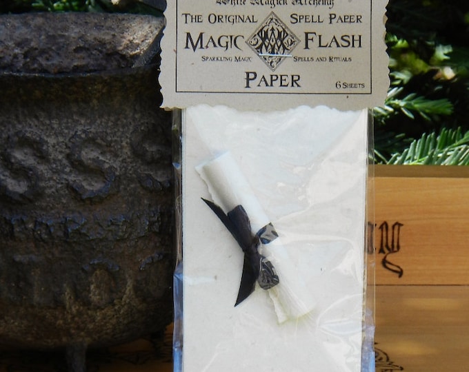 Magic Flash Paper . the ORIGINAL Sparking Spell Paper for a Fiery Spell ...