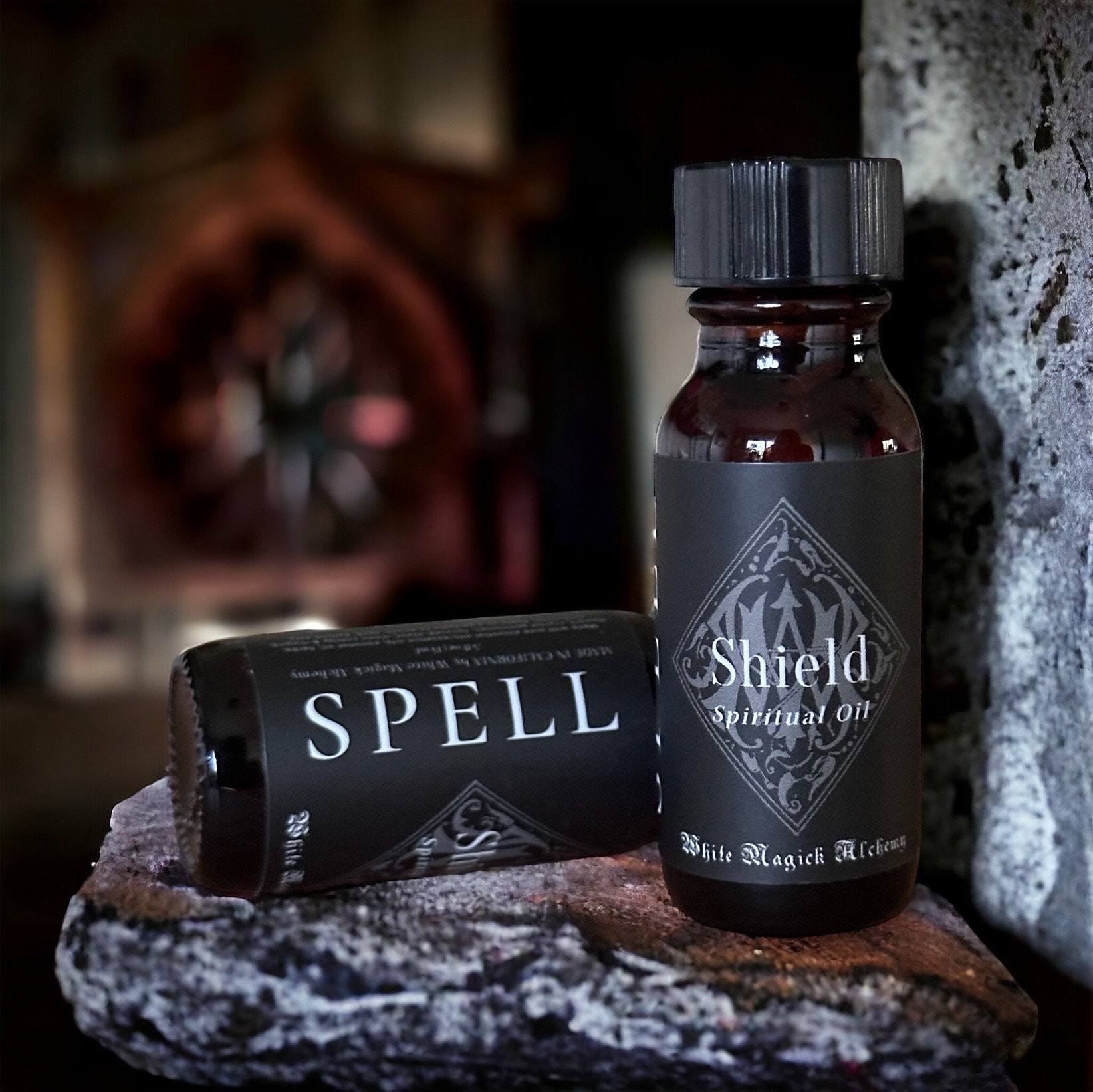 Shield Spell Oil by White Magick Alchemy - Etsy