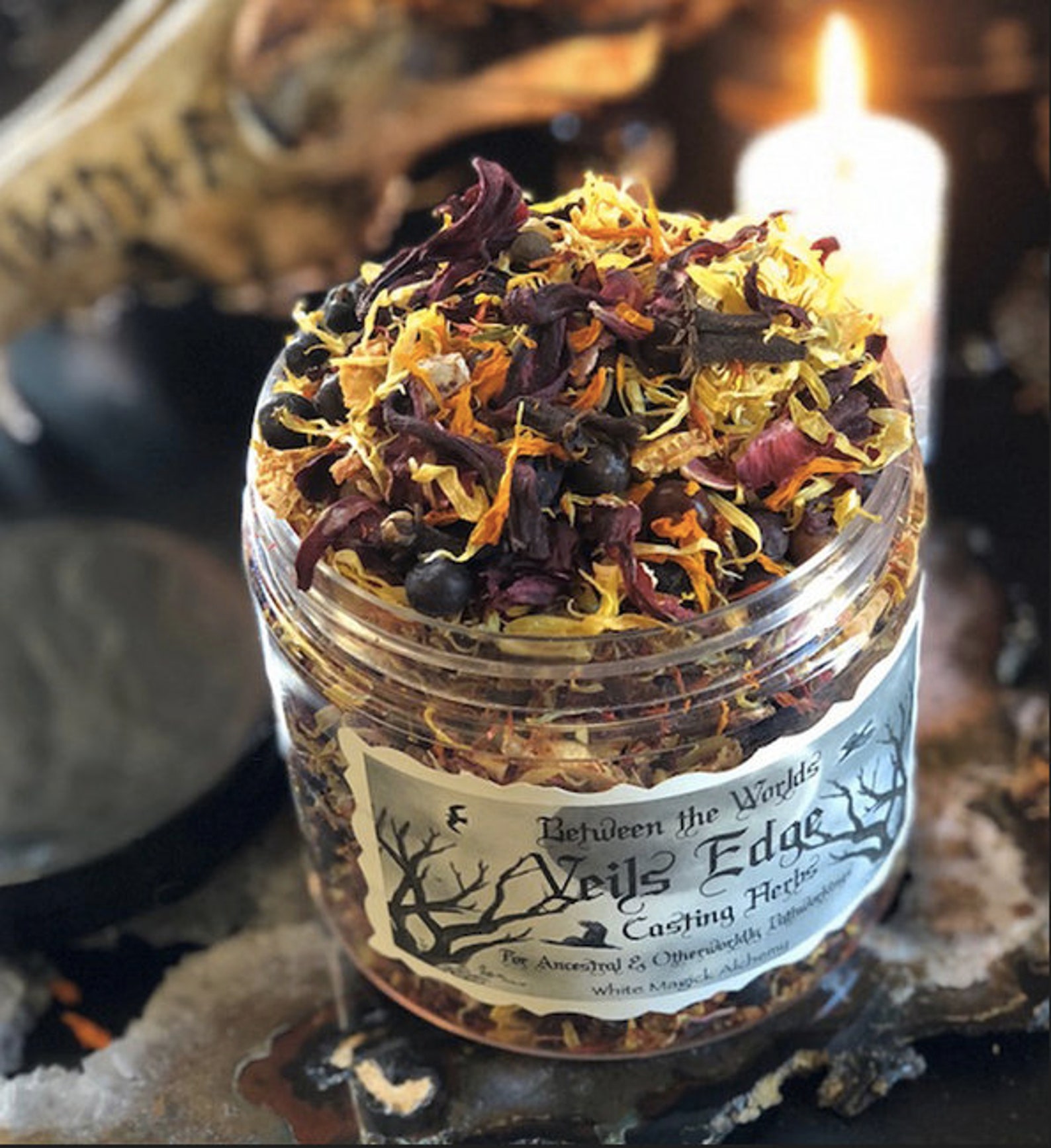 Samhain Sacred Smudge & Bonfire Casting Herbs Veils Edge for | Etsy