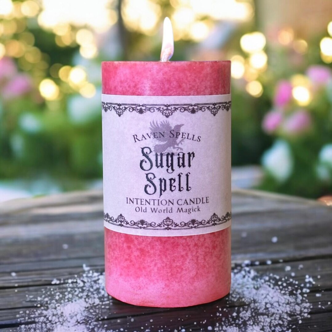 Sugar Spell Candle for Sweetening Outcomes - Etsy