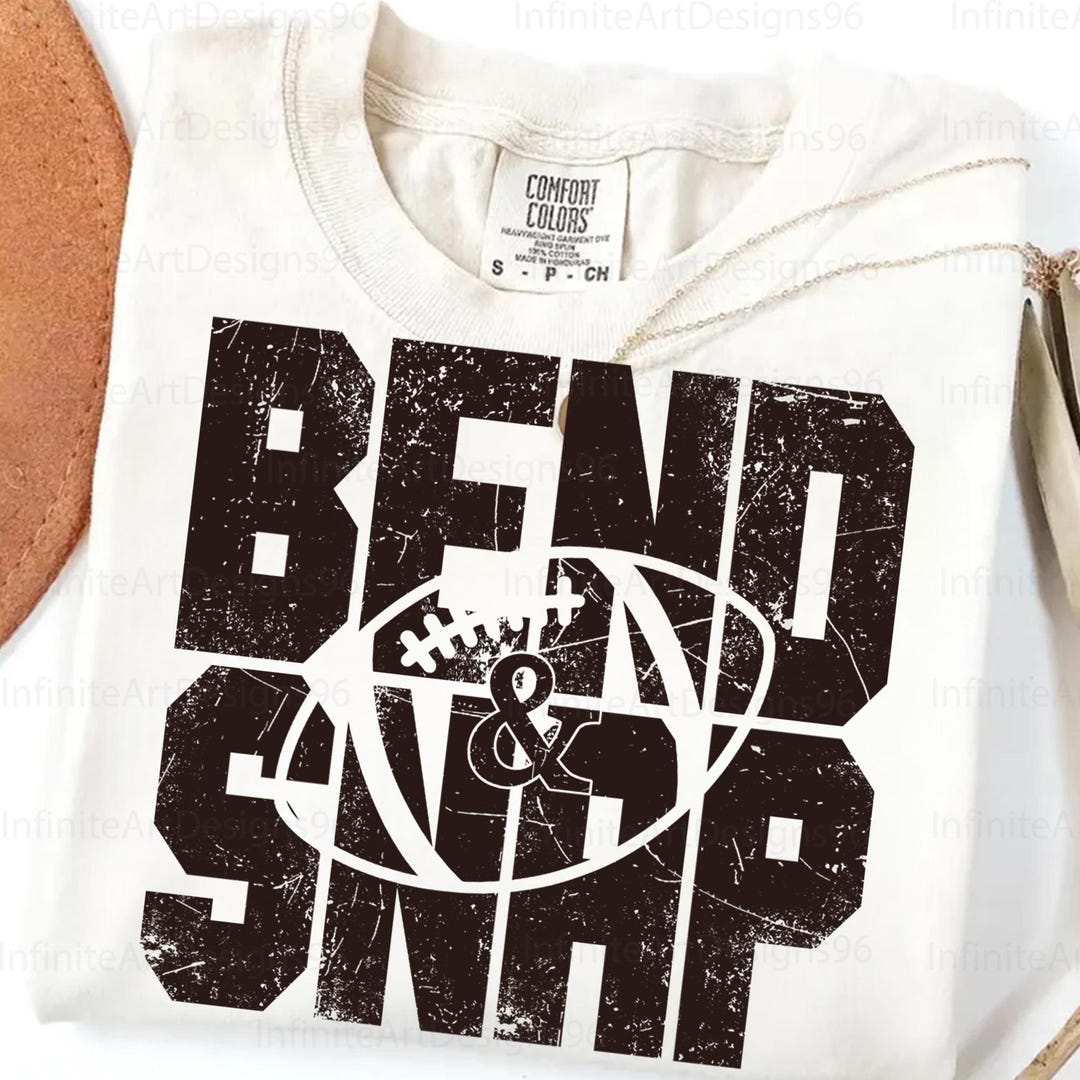 Funny Game Day, Touchdown Season PNG, Cute Bend and Snap Football Shirt ...