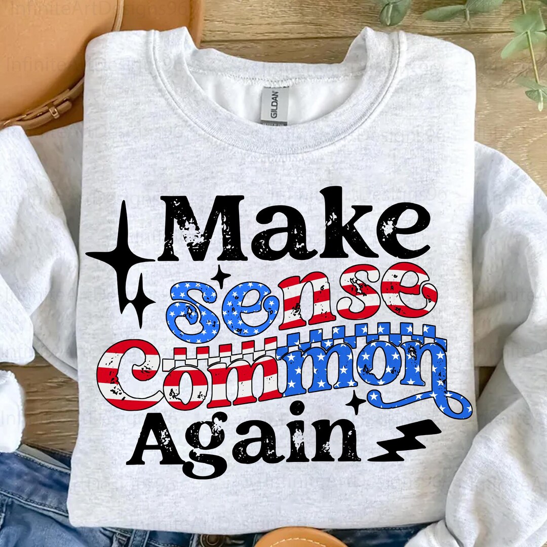 Make Sense Common Again Sublimation,checkered Mental Health PNG ...