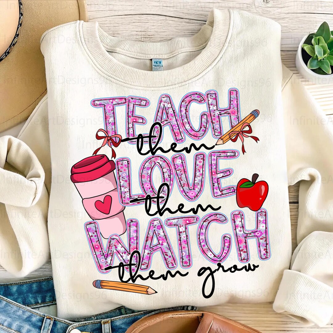 Preppy Teacher Png, Floral Teacher Png, Preppy Floral Teacher Png ...