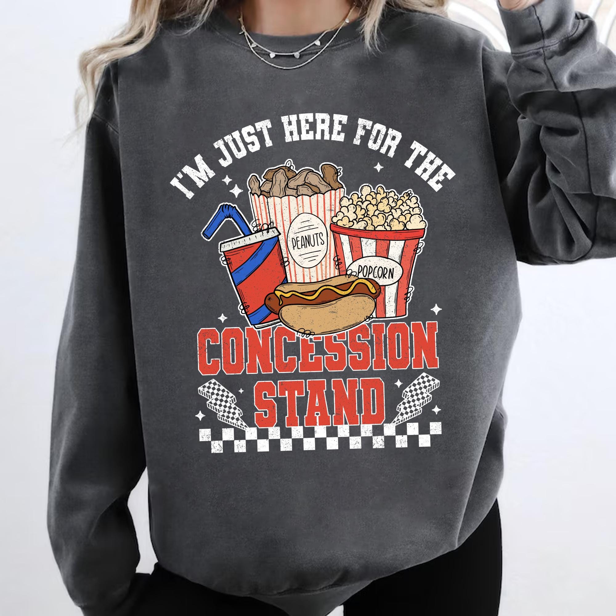 Im Just Here for Concession Stand Png, Game Day Shirt Design, Baseball ...
