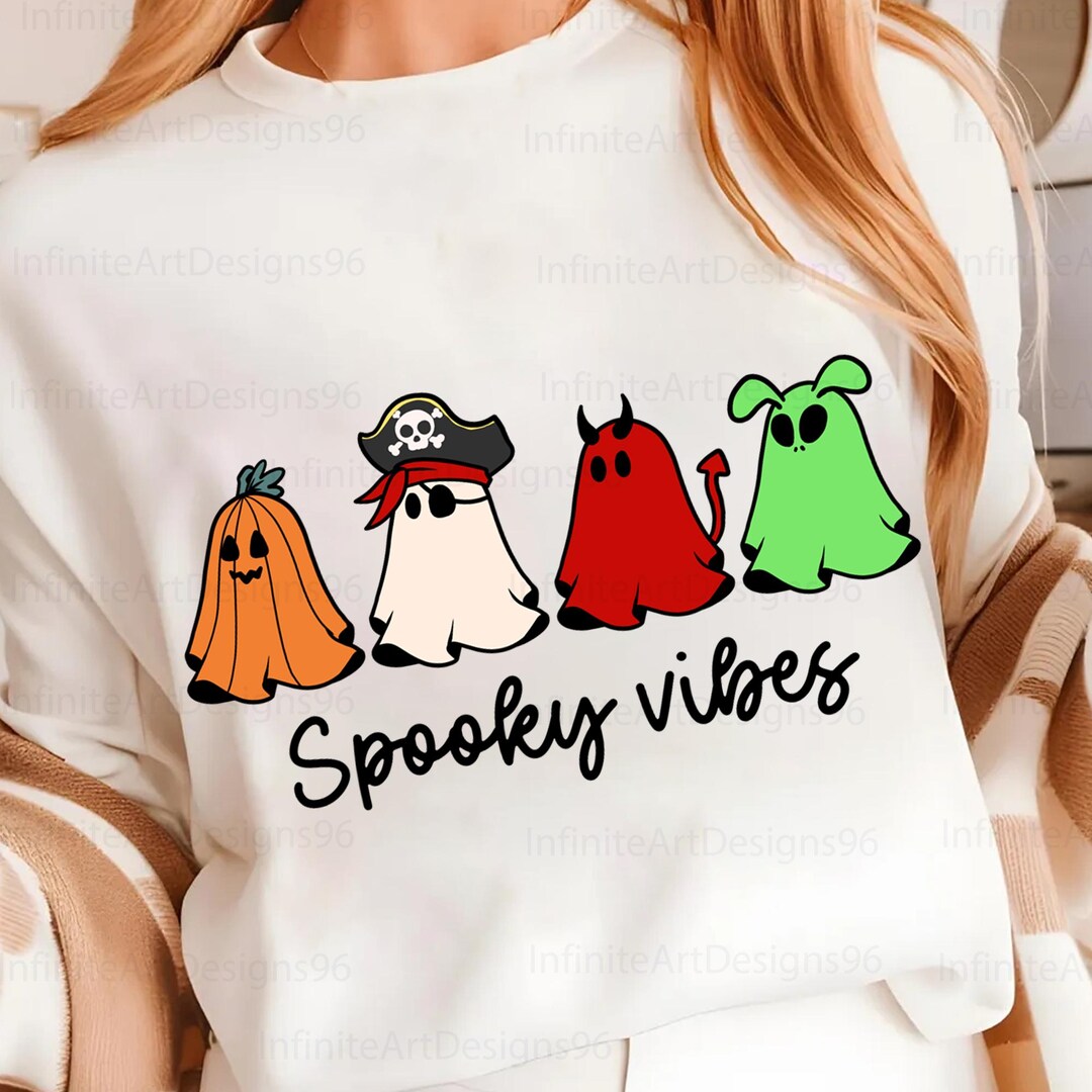 Spooky Vibes Png, Halloween Png, Spooky Halloween Pumpkin Png, Spooky ...