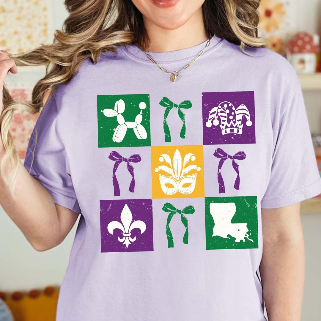 Checkered Mardi Gras PNG, Fleur De Lis Png, Retro Mardi Gras Png, Mardi ...