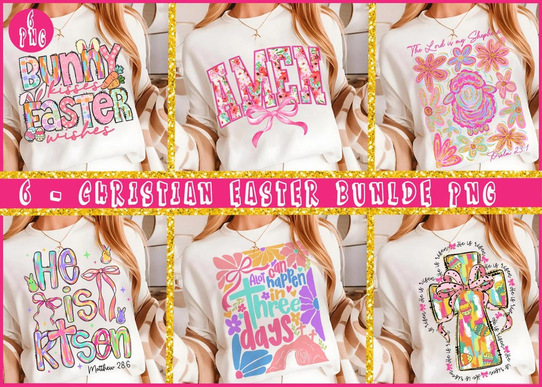 Christian Easter Png Bundle, Easter Png, Easter Jesus Png, Happy Easter ...