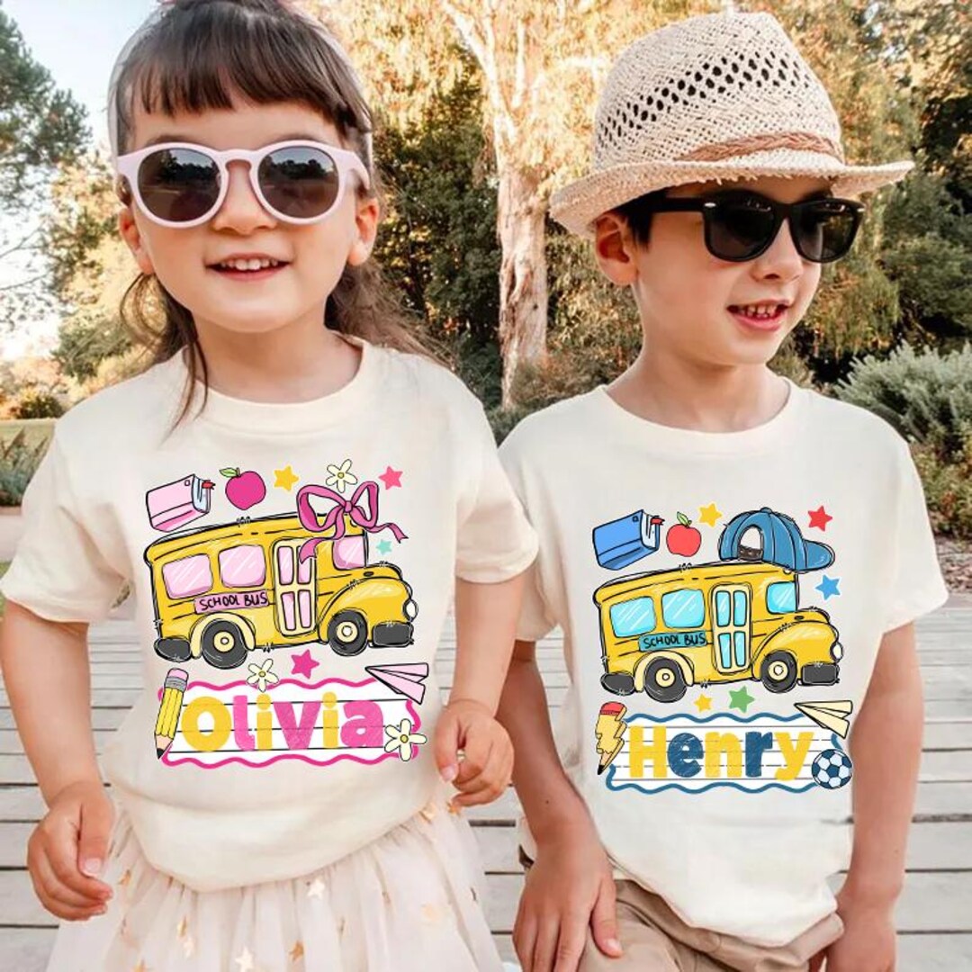 Back to School Vibes Png, Preppy Back to School Png, School Bus Png ...