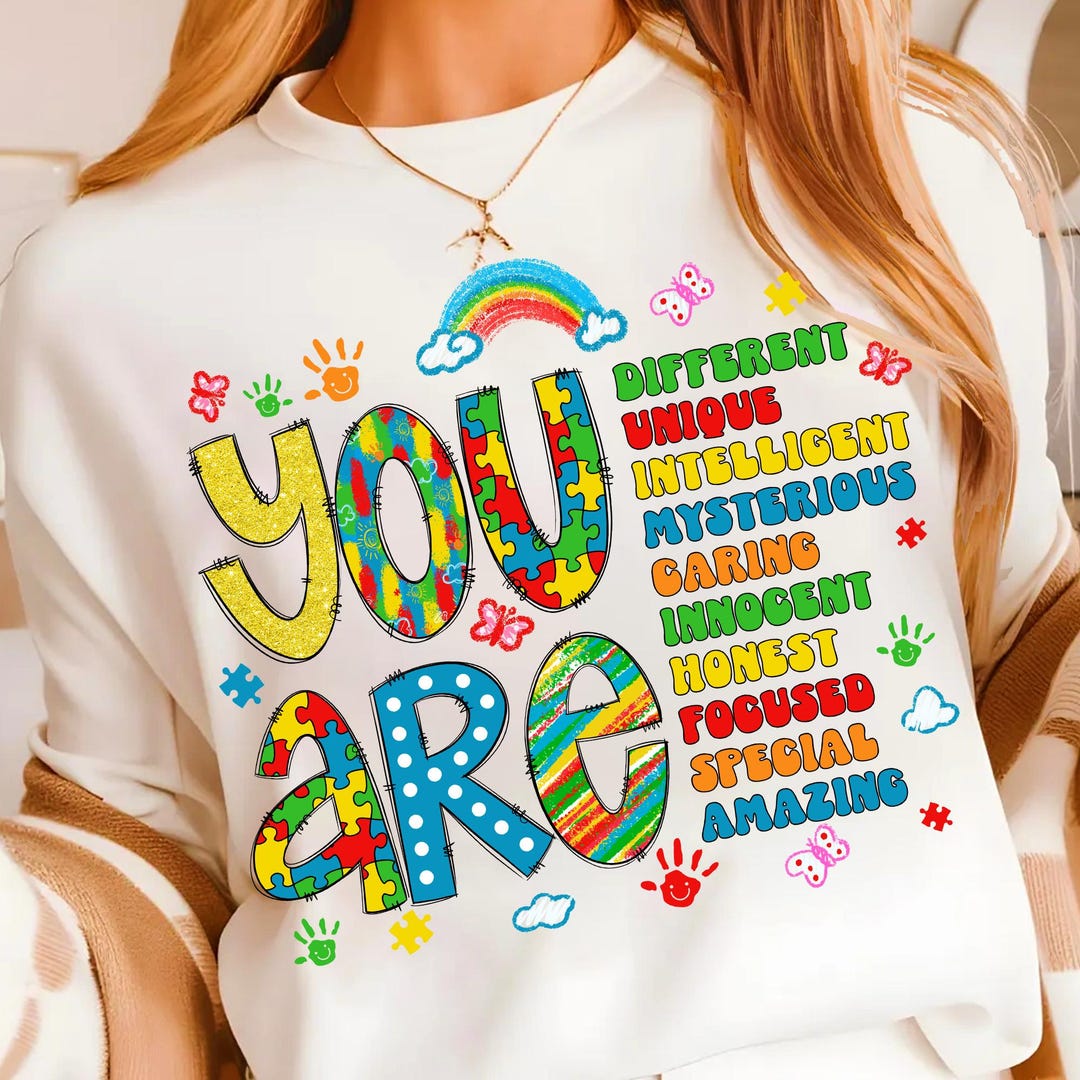 You Are Different, Unique Png, Autism Png, Autism Coquette Png, Autism ...