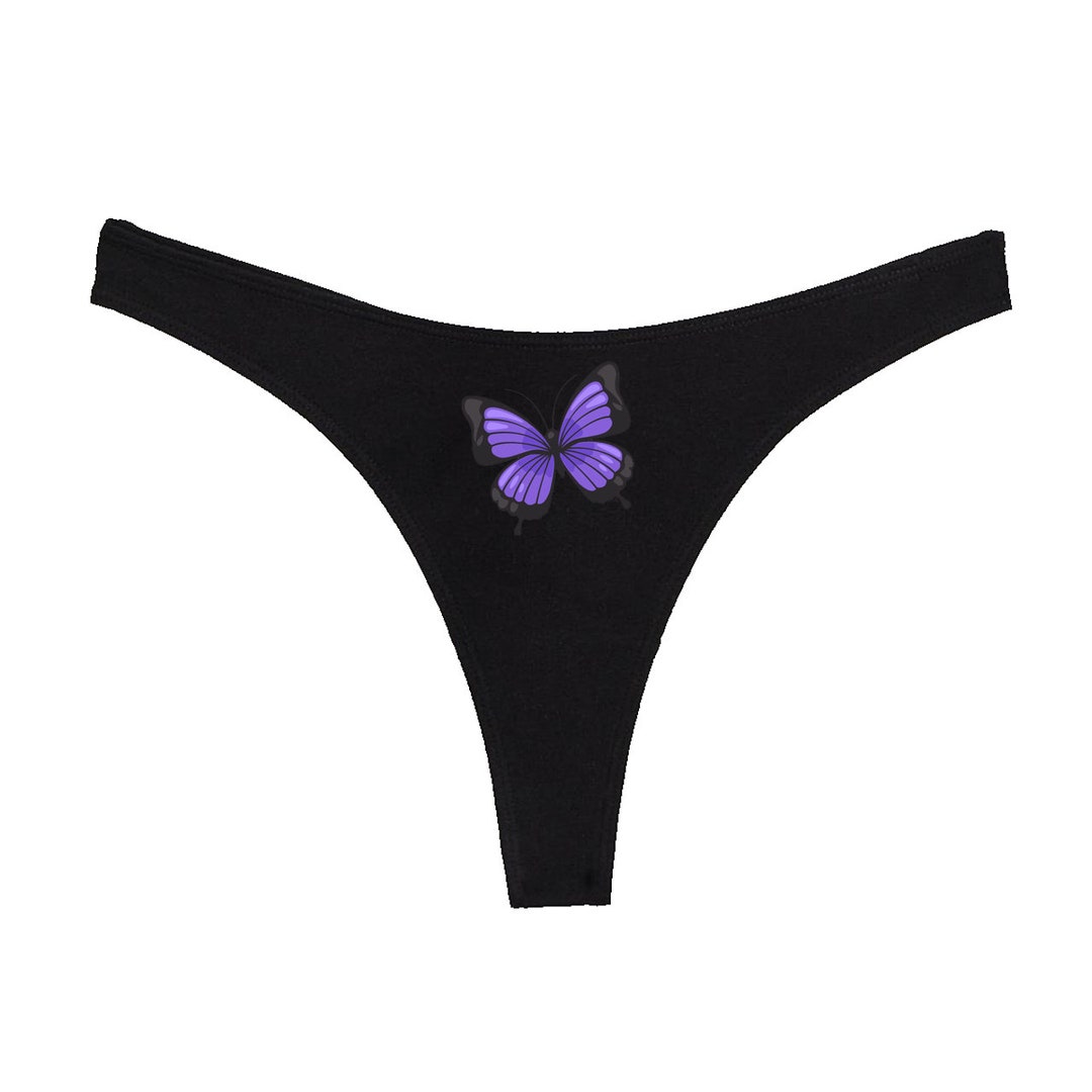 Butterfly Thong Cute Animated Panties Cute Thong Trendy Bottom Cute ...