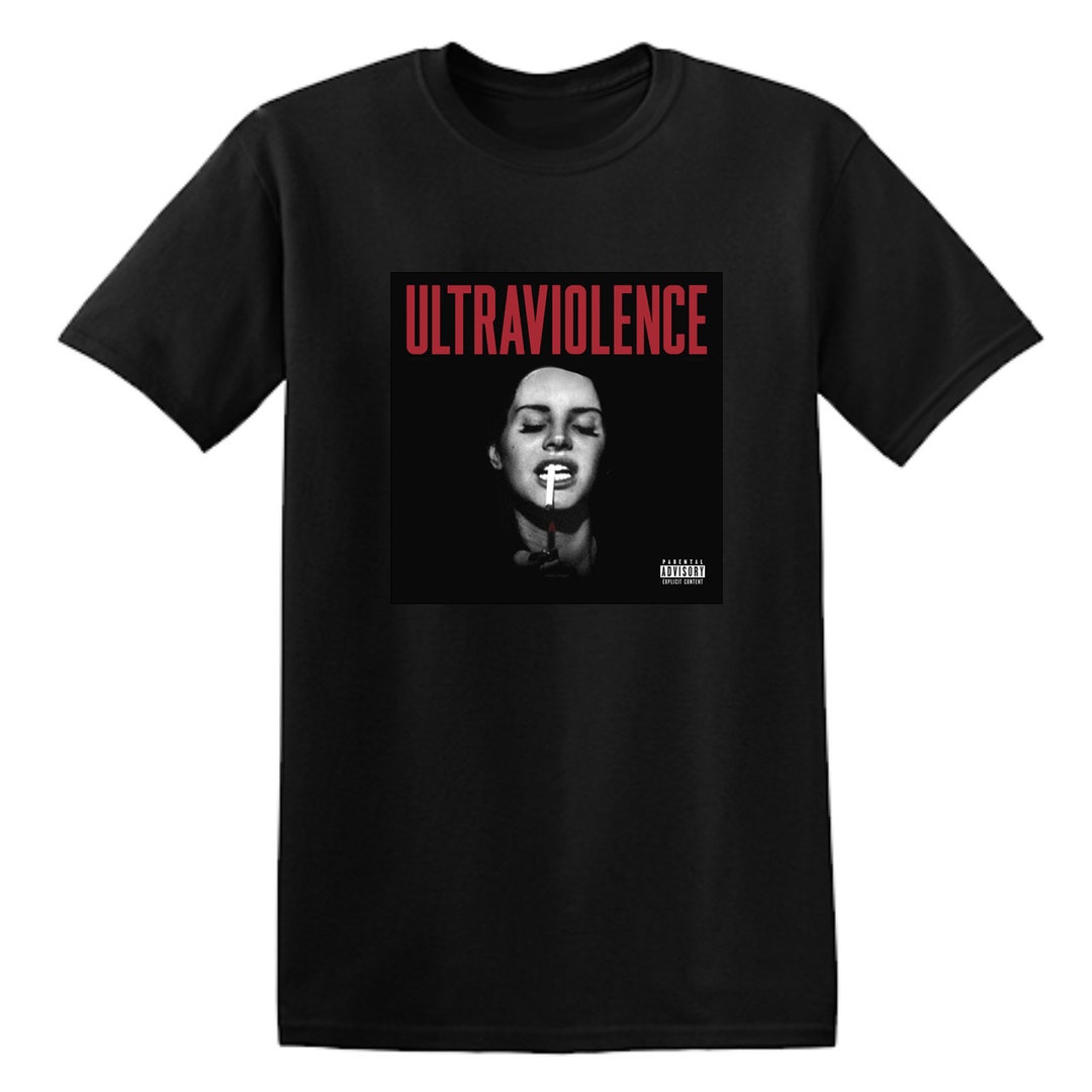 Lana Del Rey Ultraviolence Album T-shirt Cute Animated Fit T-shirt Girl ...