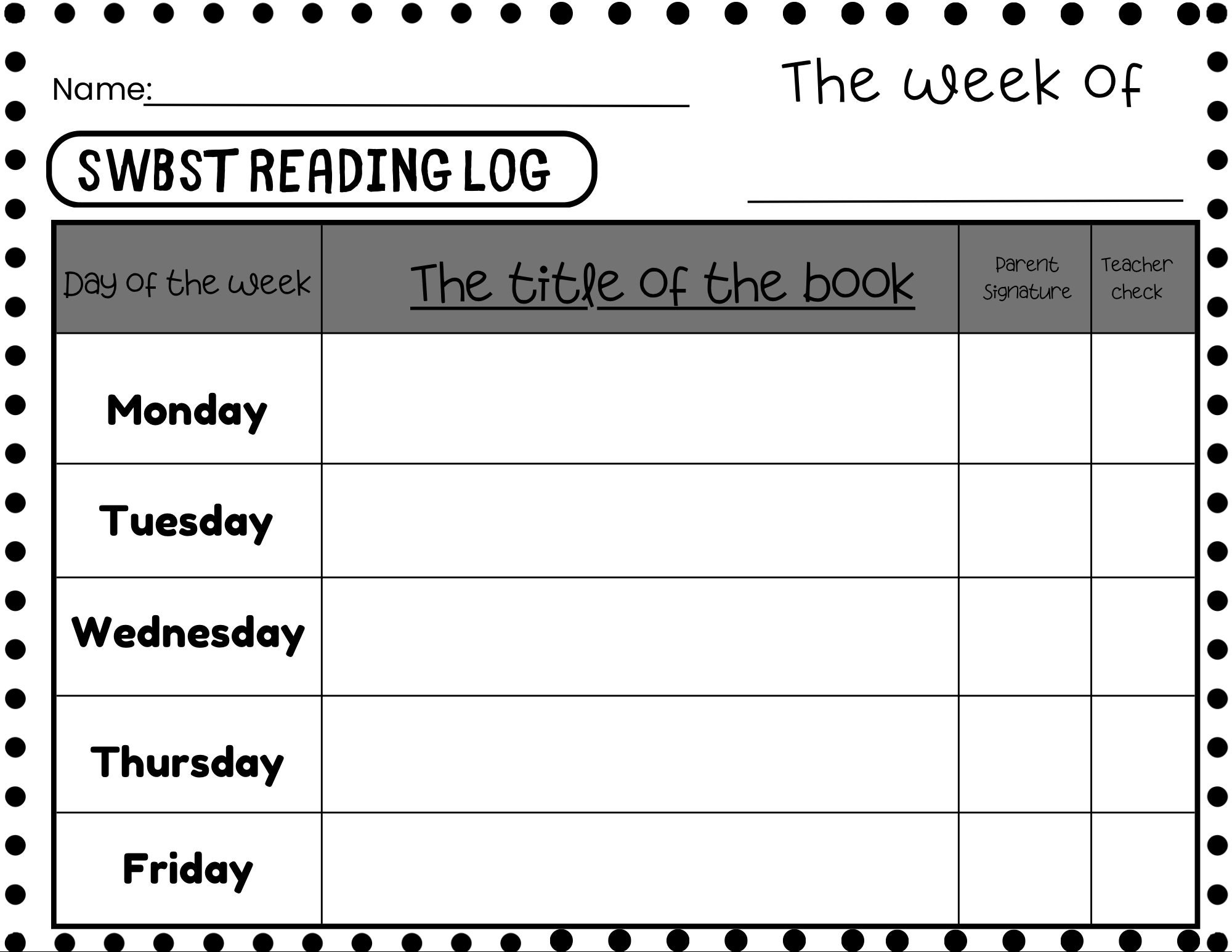 1st and 2nd Grade Reading Summary Sheet SWBST - Etsy
