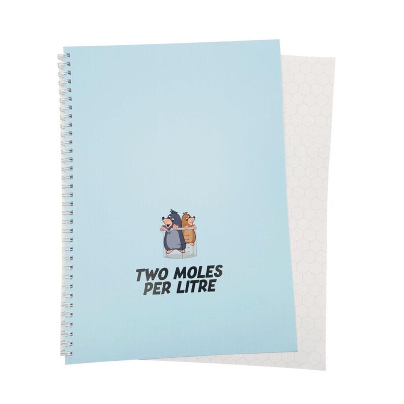 Organic Chemistry Hexagon Paper Spiral Notebook A4, Hexagonal Grid ...