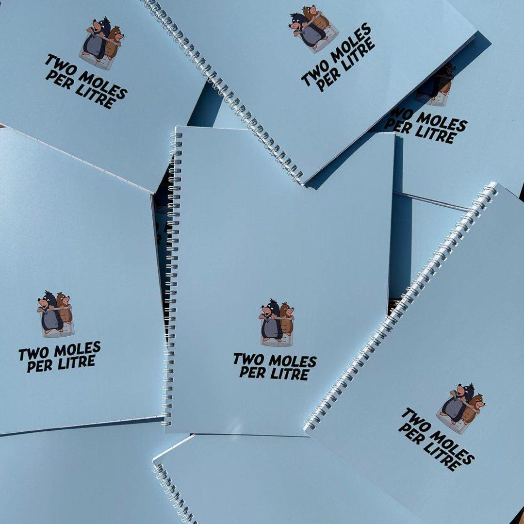 Organic Chemistry Hexagon Paper Spiral Notebook A4, Hexagonal Grid ...