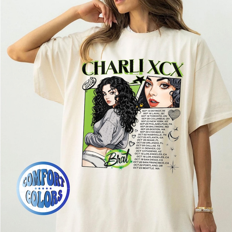 Charli Xcx Brat T Shirt - Etsy