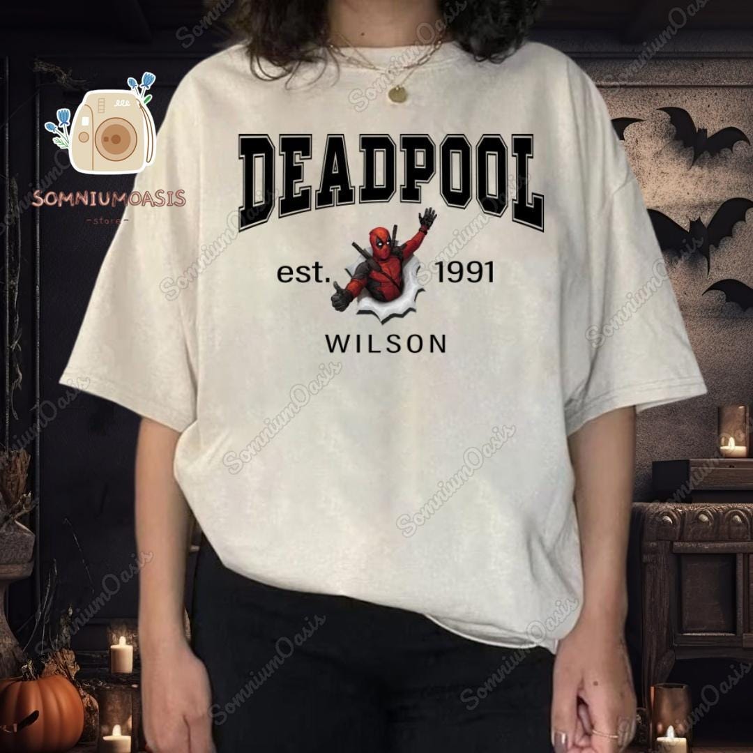 Deadpool Est 1991 Shirt, Superhero Deadpool Tee, Deadpool Basic Tee ...
