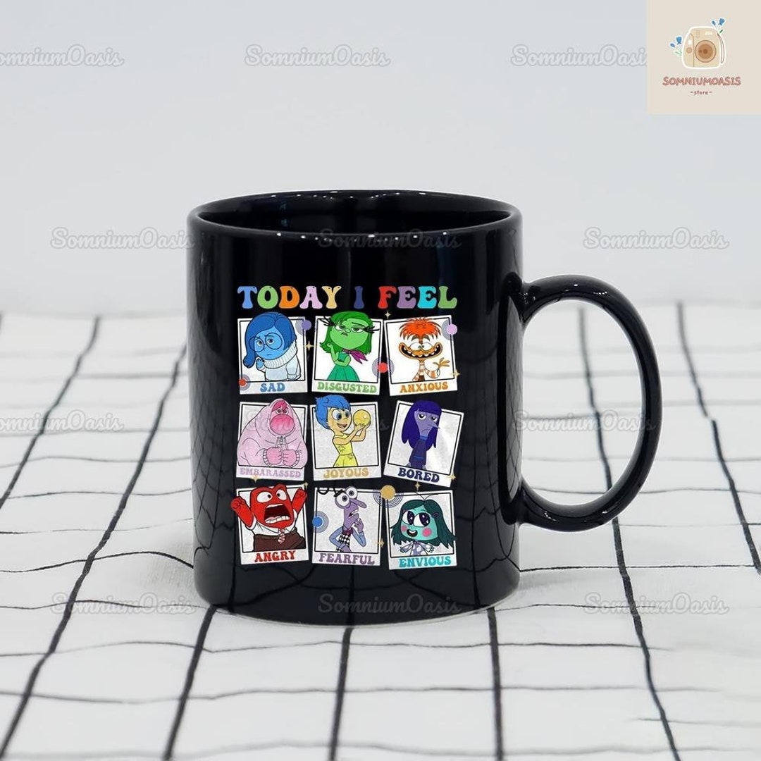 Today I Feel All the Feels Inside Out Mug, Inside Out 2 Mug, Inside Out ...