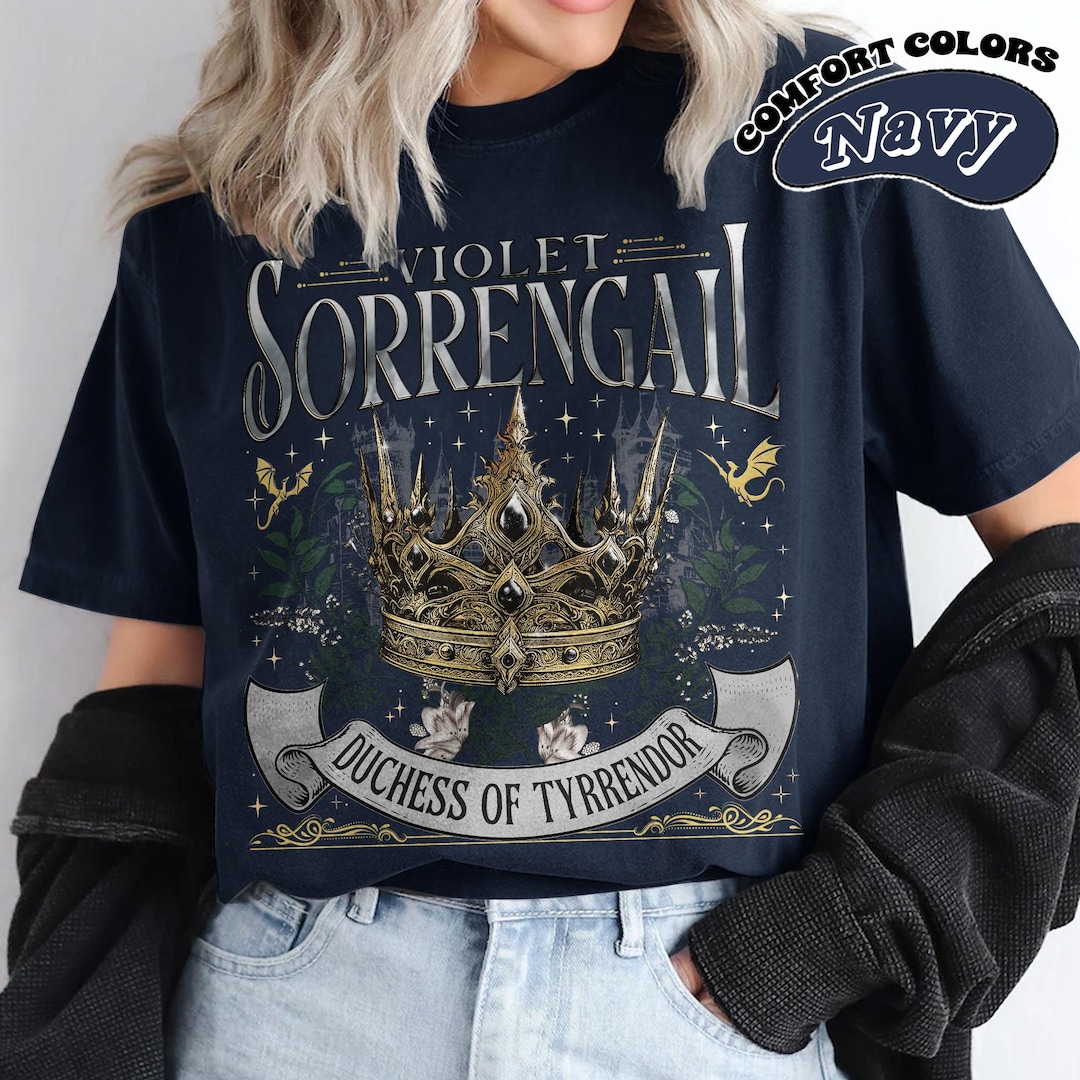 Violet Sorengail Comfort Color T-shirt | Fourth Wing Series | Dragon ...