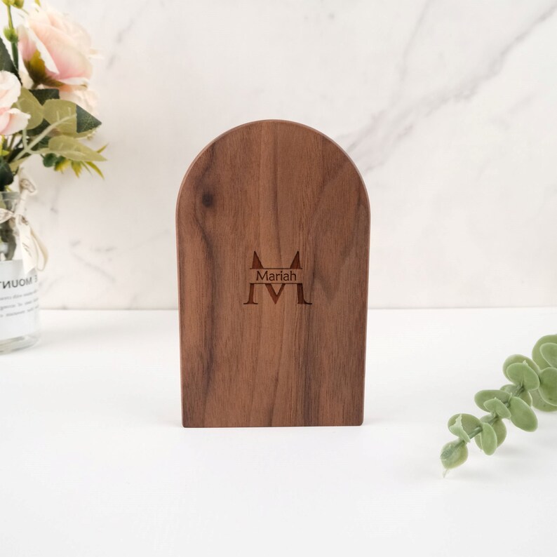 Personalized Wooden Bookends, Pair of Bookends for Shelves, Desk Book ...