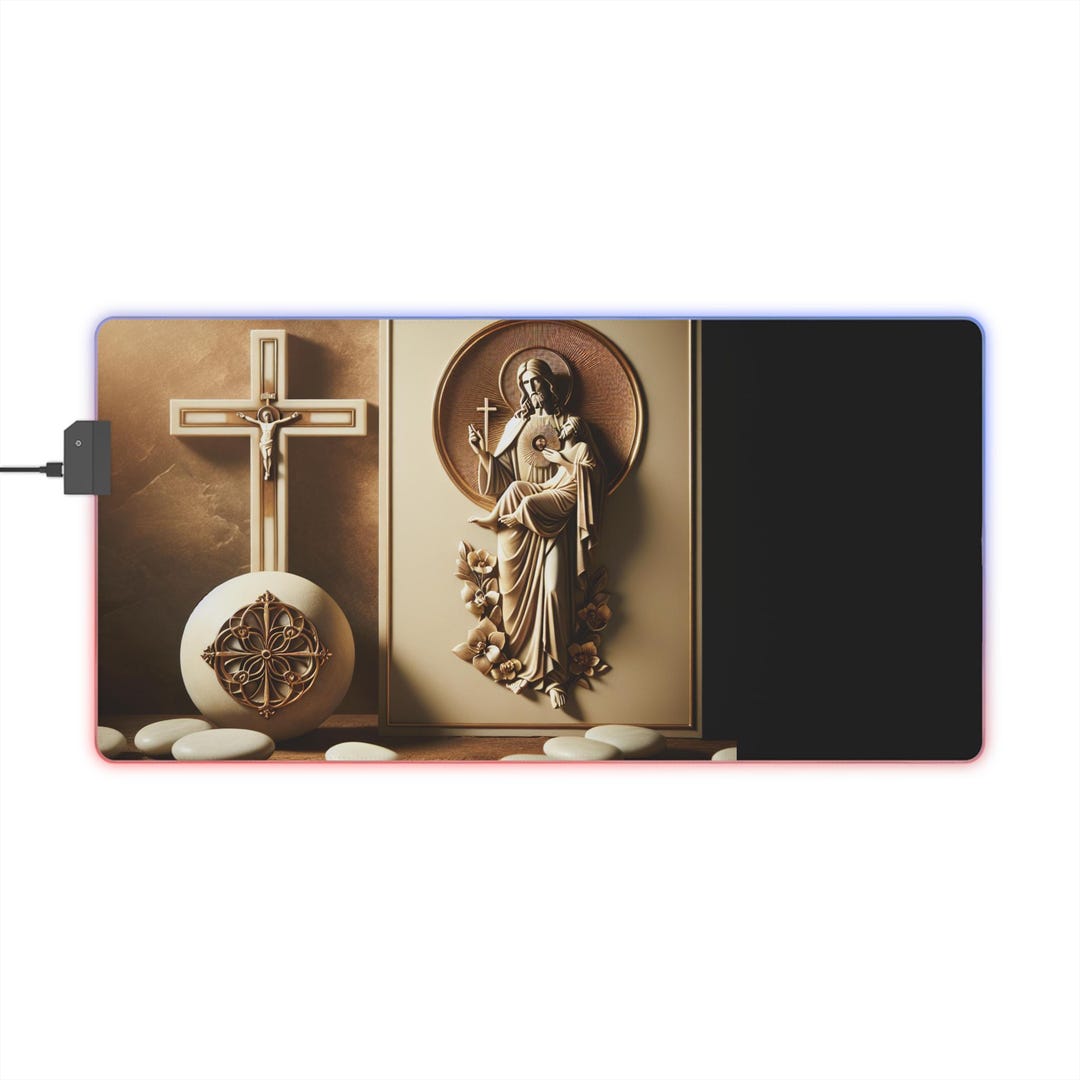 Jesus, GOD LED Gaming Mouse Pad - Etsy