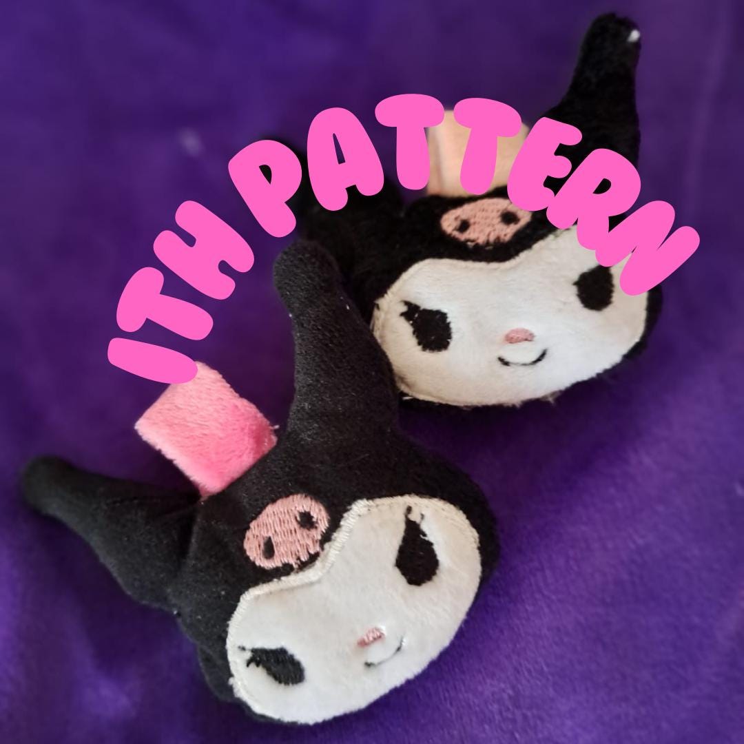 Embroidery Pattern ITH Kur Kawaii Keychain Japan Rabbit .dst, .exp ...