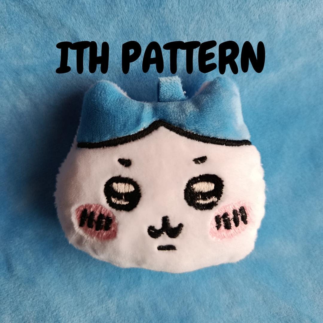 Ith Plush Embroidery Pattern ITH Hachiware Chiikawa Plush Anime .dst ...