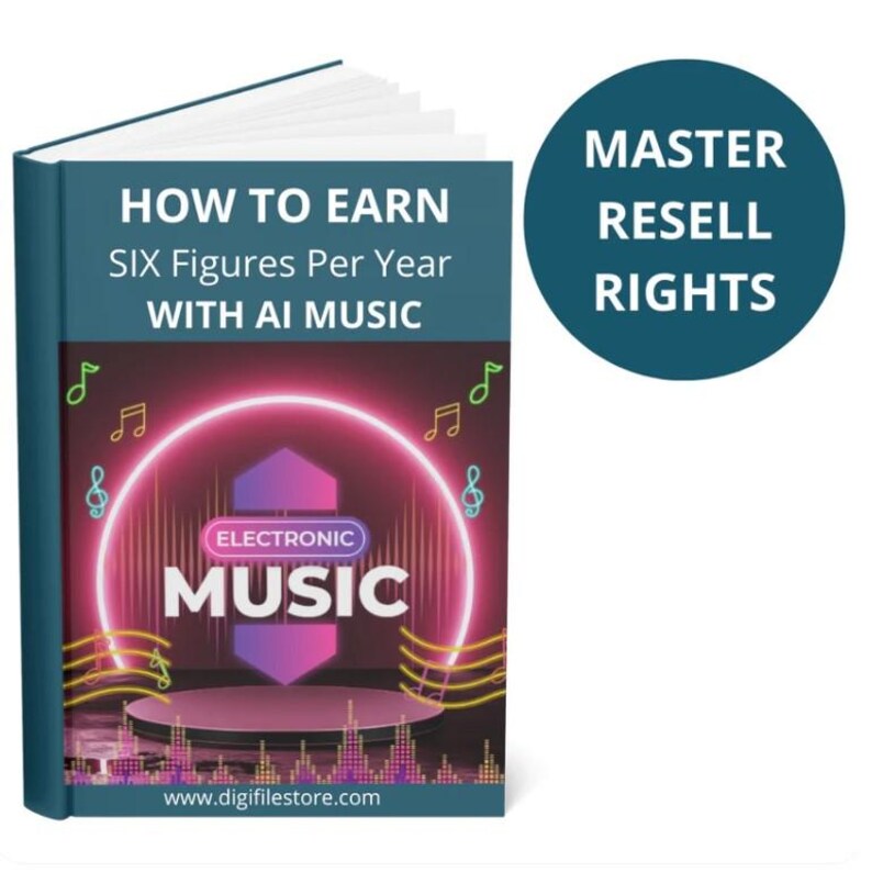 How to Earn SIX Figures per Year With AI Music Master Resell Right - Etsy